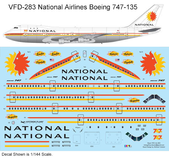 Vintage Flyer Boeing 747 Decal Releases | Airline Hobby Supplies